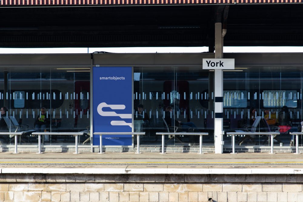 Train Station Poster Mockup 01 | Design PSD Template | Smart Objects