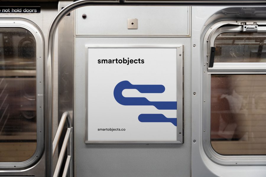 Train Station Poster Mockup 01 | Design PSD Template | Smart Objects