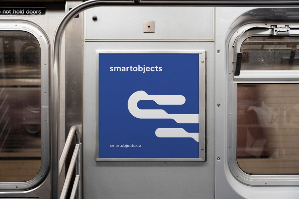 Train Station Poster Mockup 01 | Design PSD Template | Smart Objects