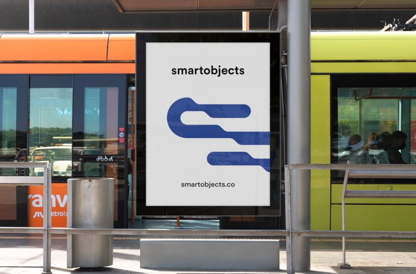 Train Station Poster Mockup 01 | Design PSD Template | Smart Objects